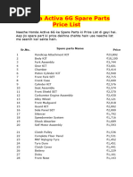 TVS Jupiter Service Schedule Overview | PDF | Petroleum | Car