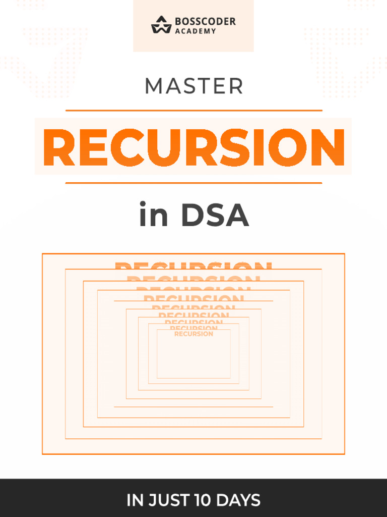 Mastering The Recursion | PDF
