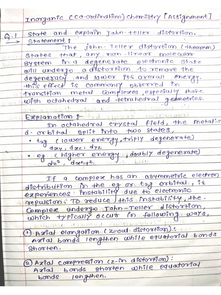 Chemical Science Assignment | PDF