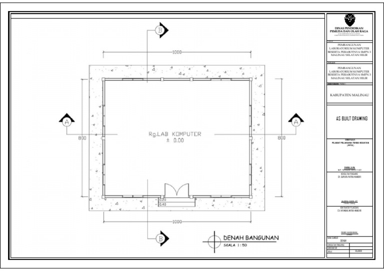 Denah Bangunan | PDF