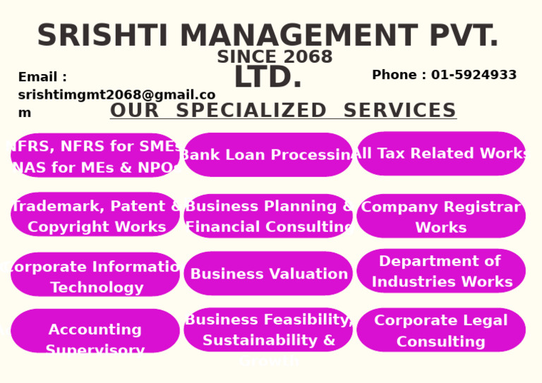 Shristi Management Pvt. Ltd. | PDF