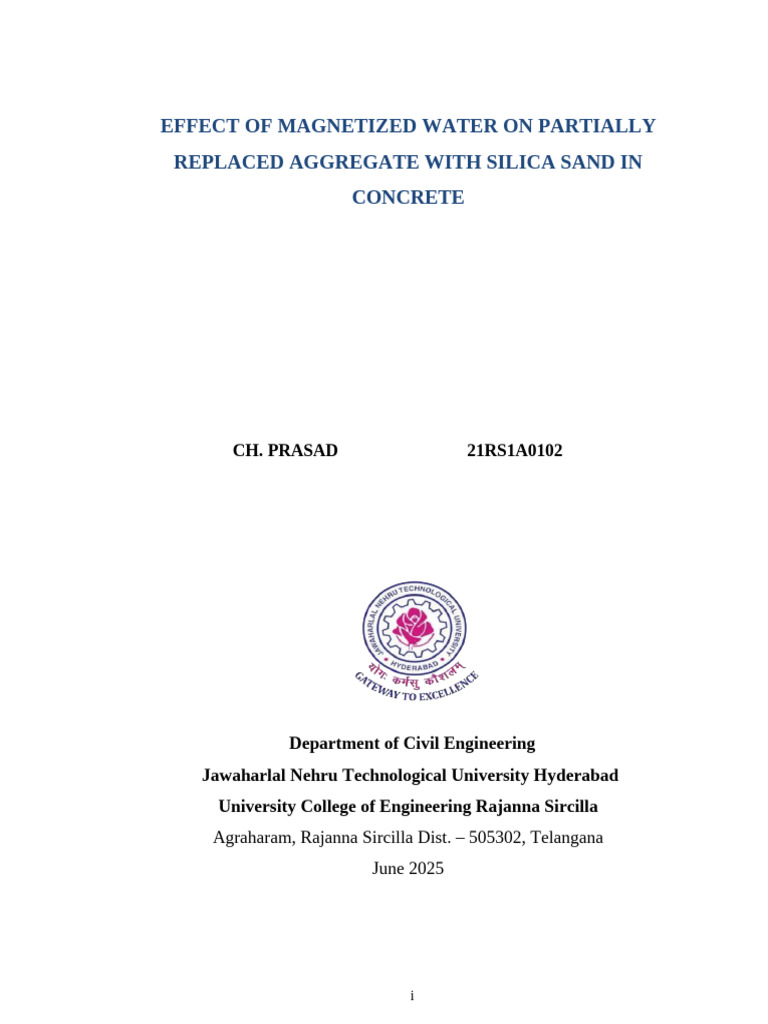 Prasad - Document 1 - First - Pages (1) 2345 | PDF | Concrete