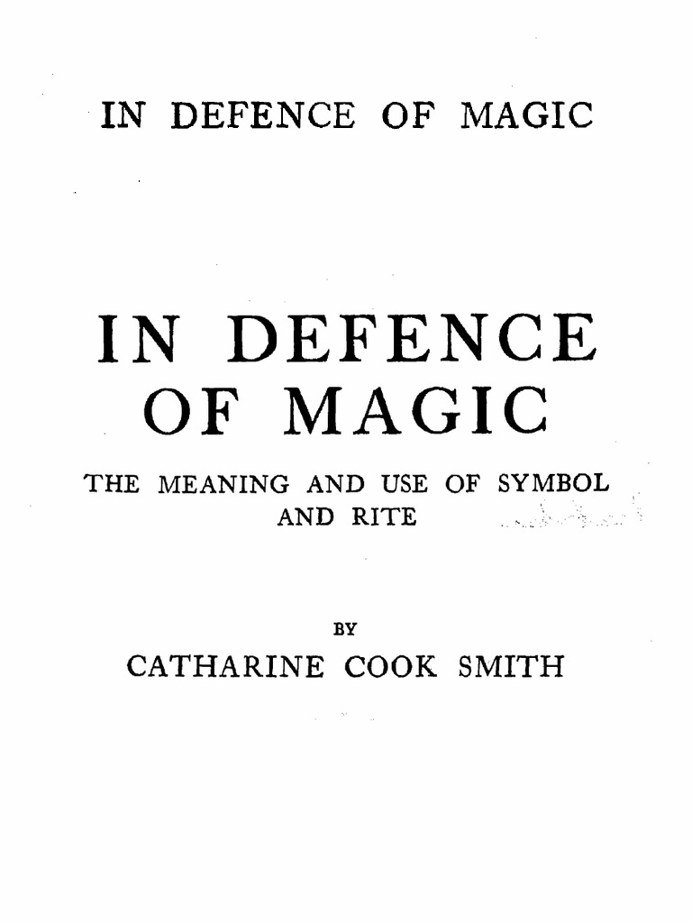 2015.173799.in Defence of Magic | PDF