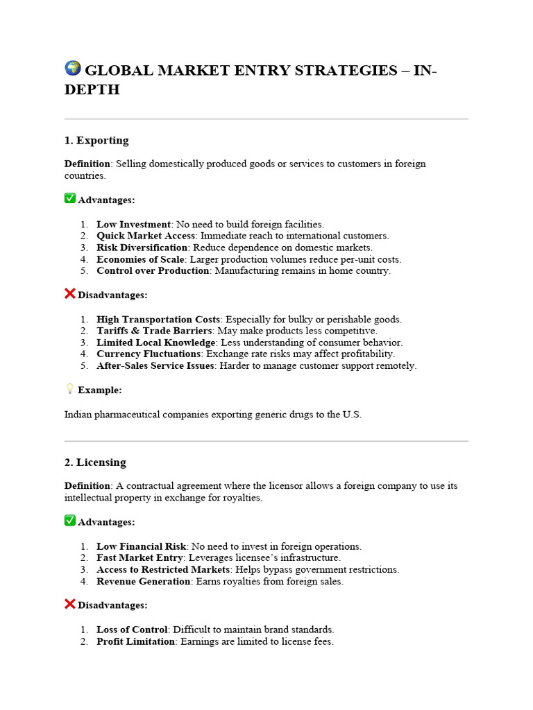 Notes Mba 2025 Amity | PDF | Franchising | World Trade Organization