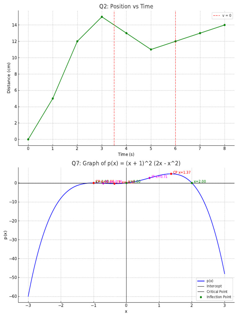 Calculus Assignment Graph | PDF