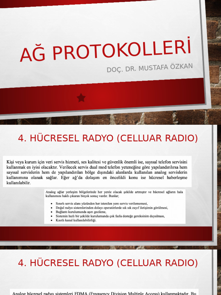 Ag Protokolleri - 8-1 | PDF