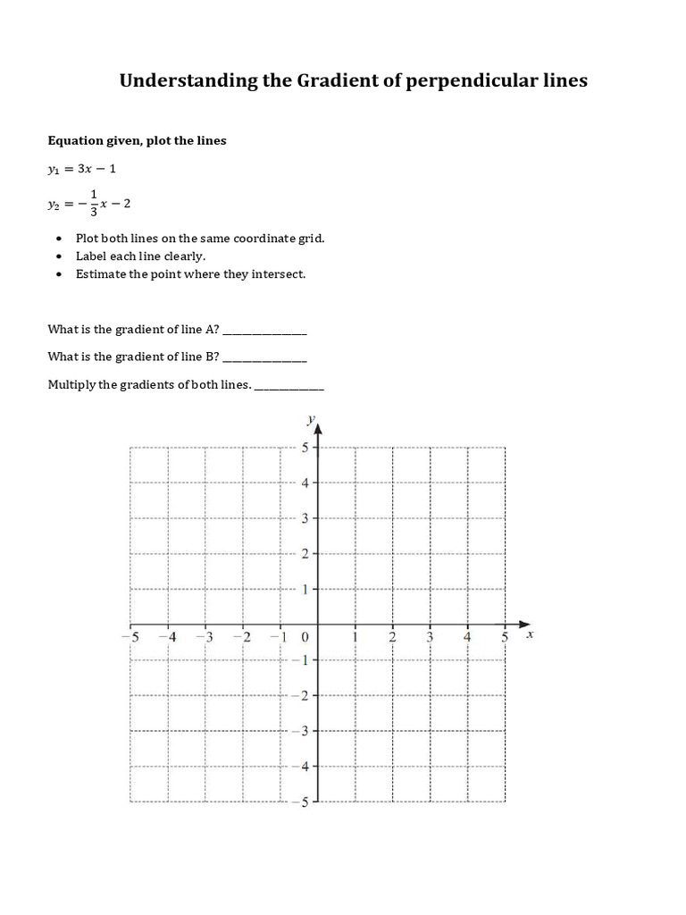 Perpendicular Lines | PDF