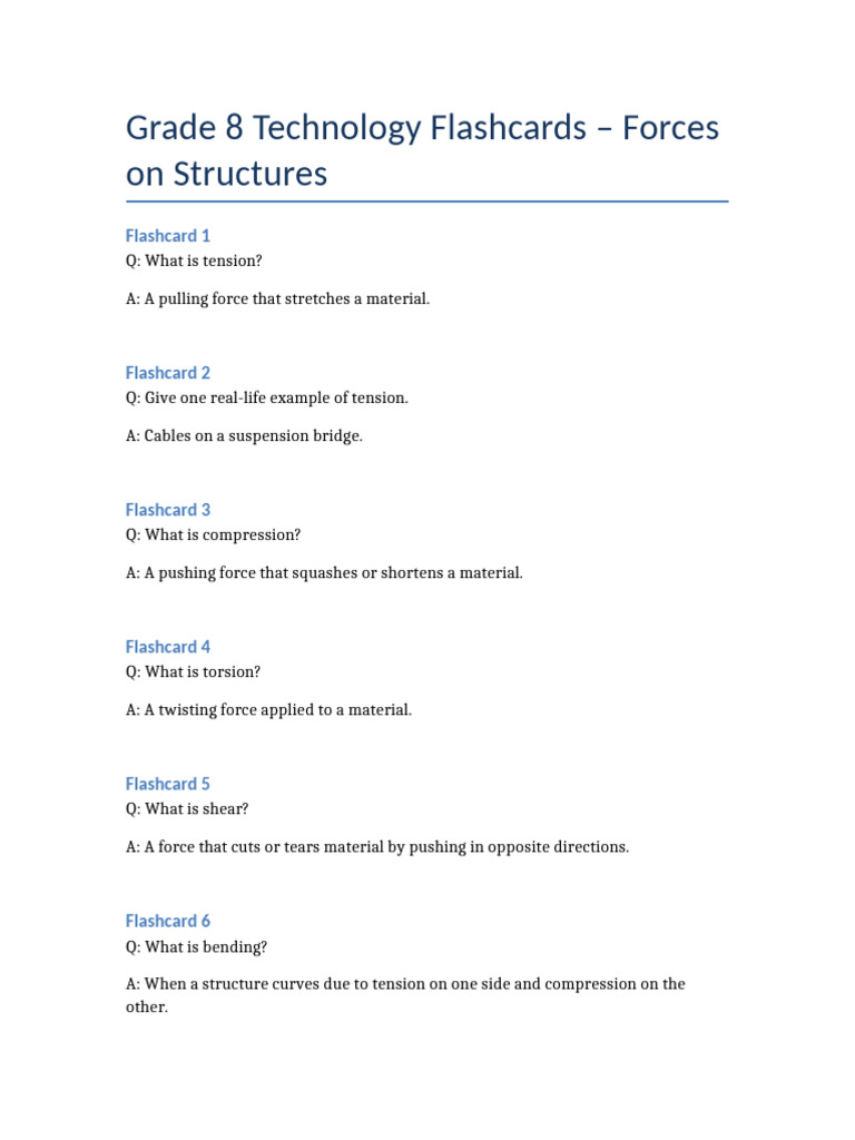 Grade8 Technology Flashcards | PDF