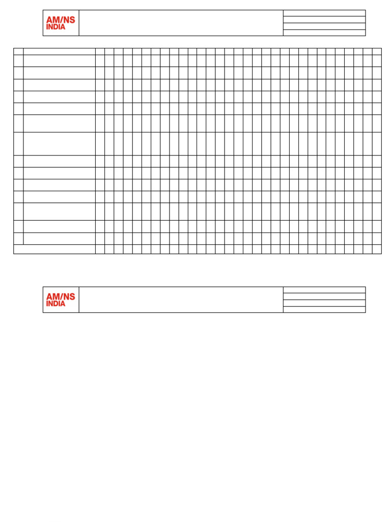 AMNS Project SOP HSEM 01 F02 Daily Inspection of Man Lift | PDF