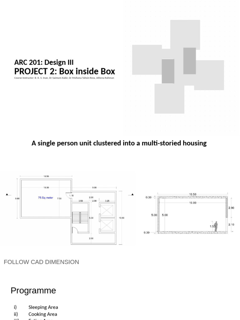 ARC 201: Multi-Story Housing Design | PDF