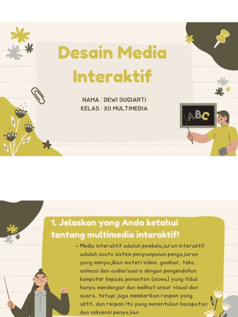 Desain Media Interaktif - Dewi Sugiarti | PDF