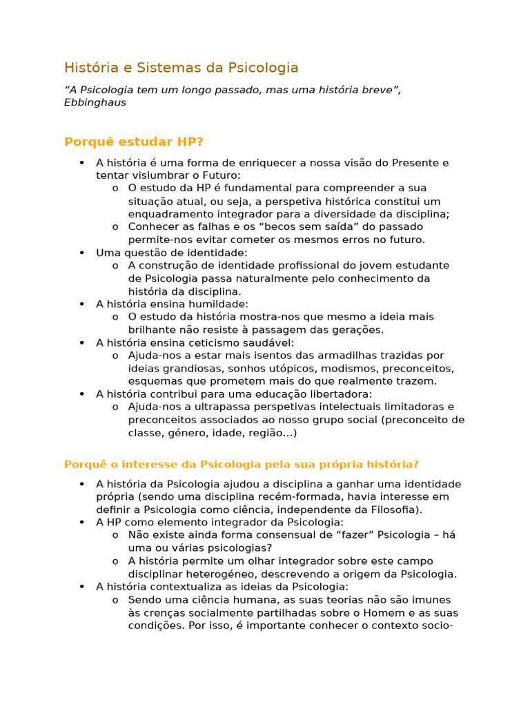 Como e Porquê Estudar HSP | PDF | Science | Sigmund Freud