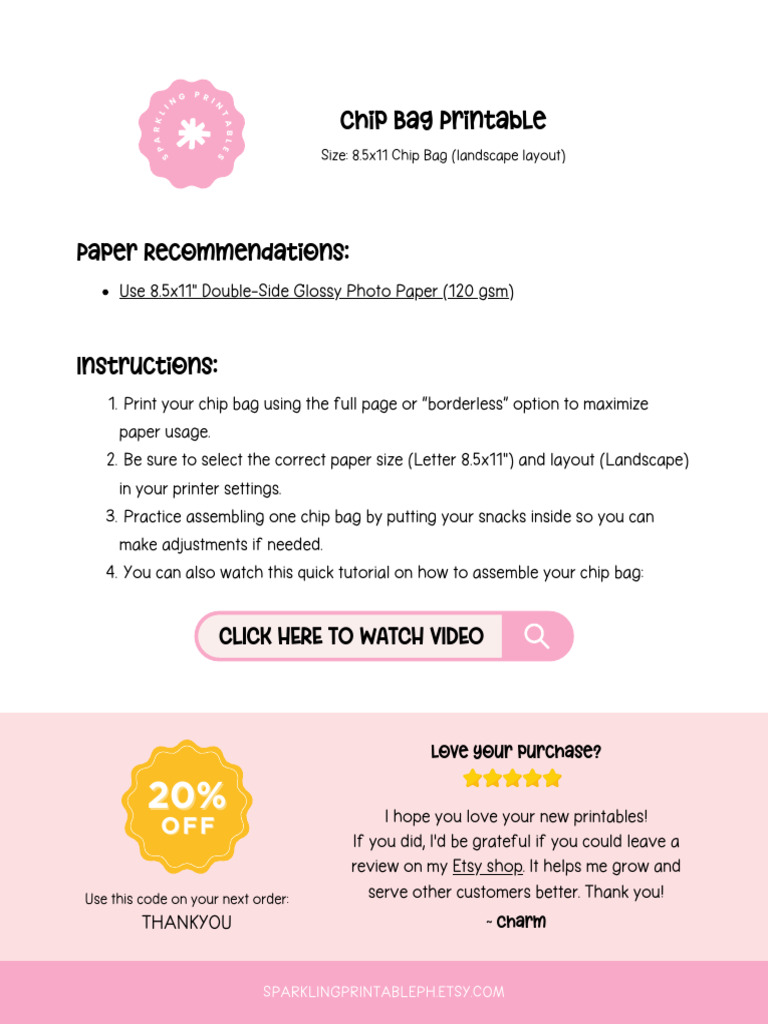 Print Instructions | PDF