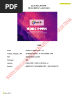 Ringkasan Jurnal MOOC PPPK 2025 | PDF