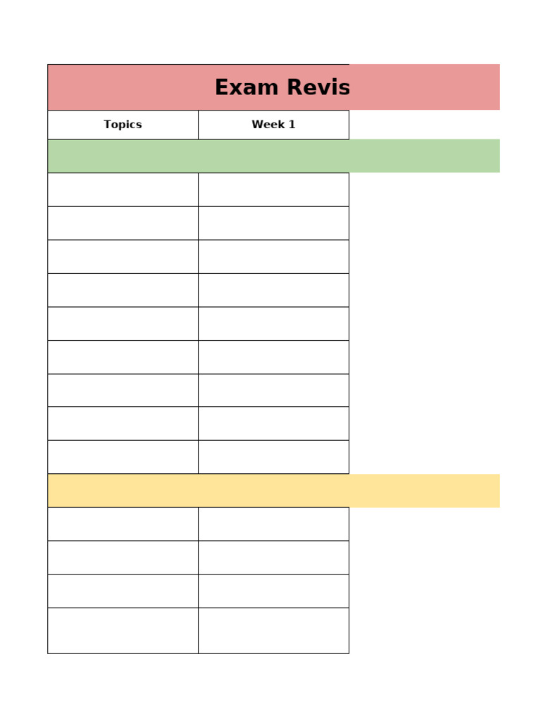 Effective Exam Revision Timetable Guide | PDF