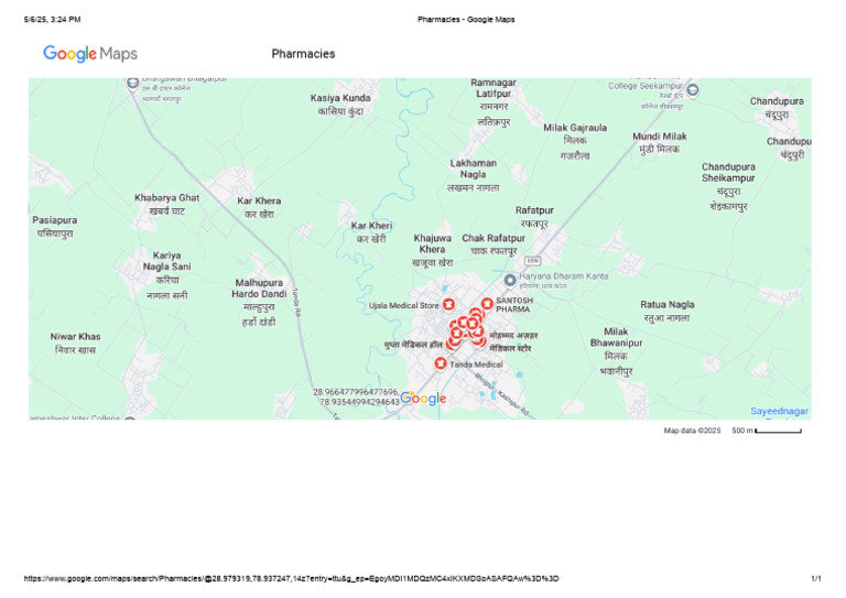 Pharmacies - Google Maps | PDF