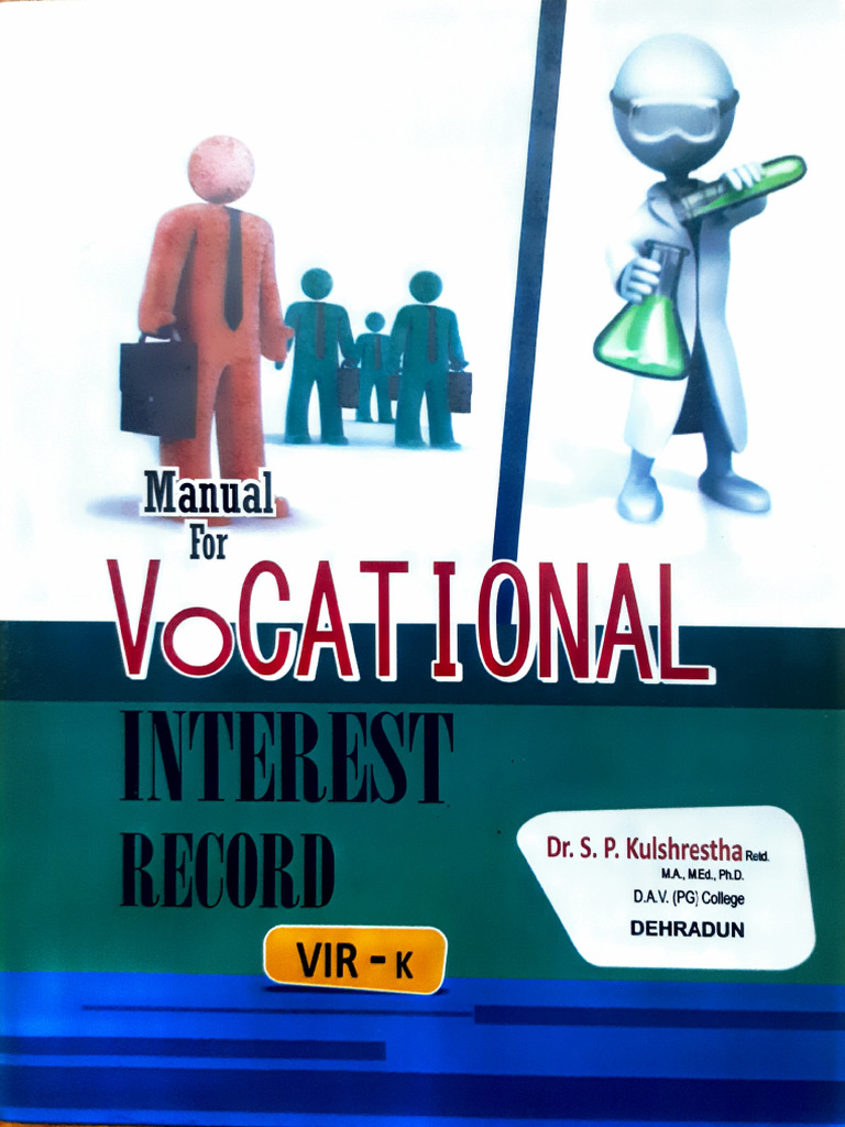 Vocational Interest Record Manual | PDF
