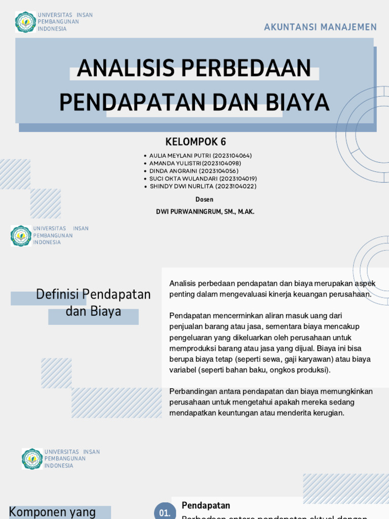 Kerugian Akibat Biaya Tinggi | PDF