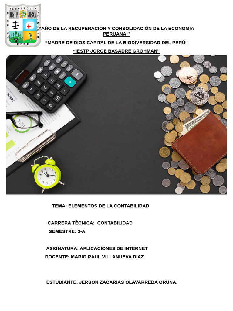 Elementos de La Contabilidad | PDF | Contabilidad | Economias