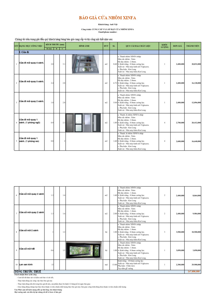 Cửa XINFA NHẬP | PDF