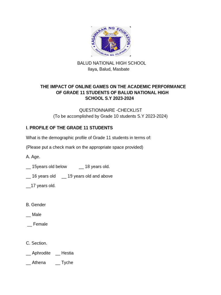 Questionnaire Wps Office | PDF | Behavioural Sciences | Psychology