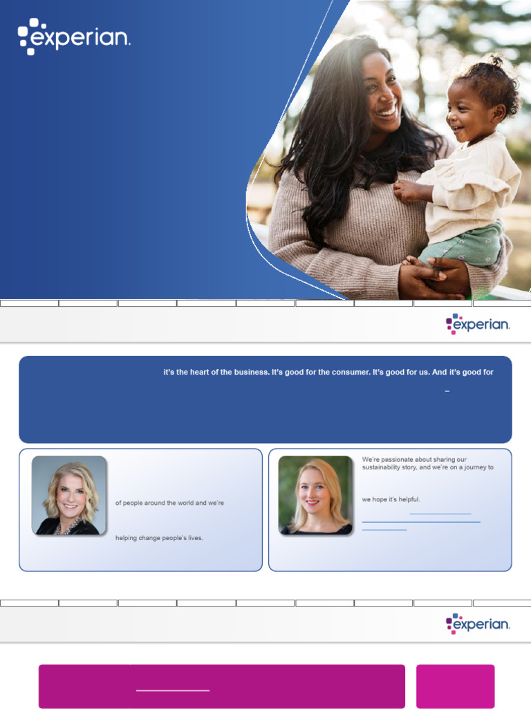 Experian's Sustainability Strategy Overview | PDF | Supply Chain ...