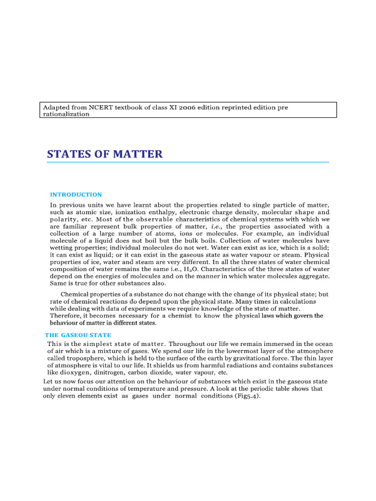 Chem Reading Material | PDF