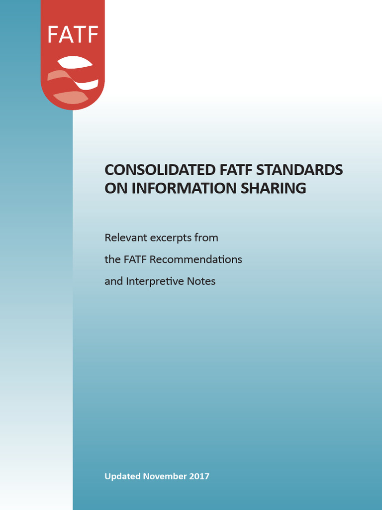 FATF Information Sharing Standards Guide | PDF | Justice | Crime & Violence
