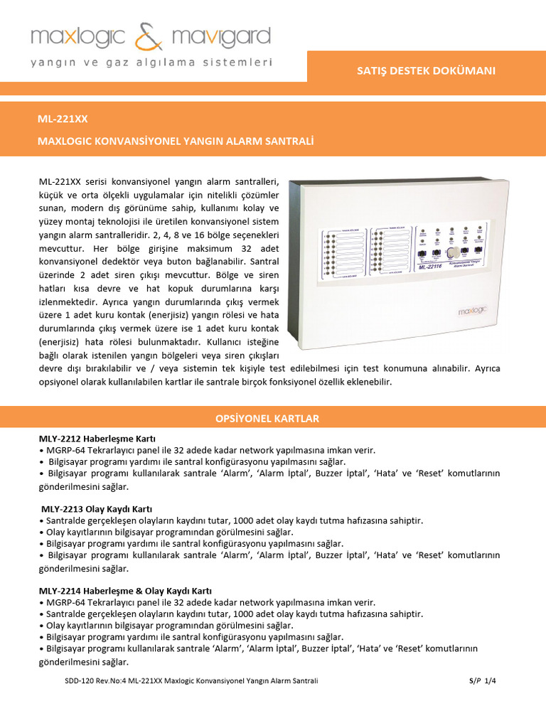 ML-221XX Satis Destek Dokumani | PDF
