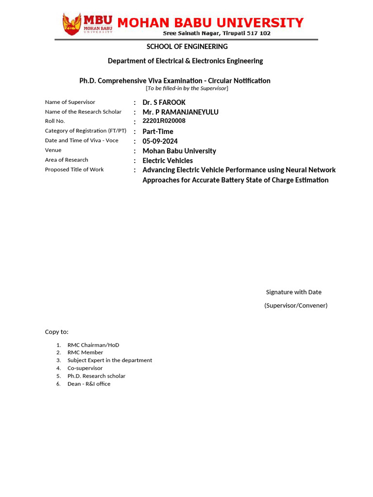 Circular Notification - Supervisor | PDF