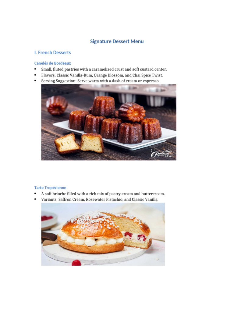 Cozy Cafe Menu Concept | PDF