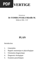Évaluation des Épreuves Vestibulaires | PDF | vertige | Système ...