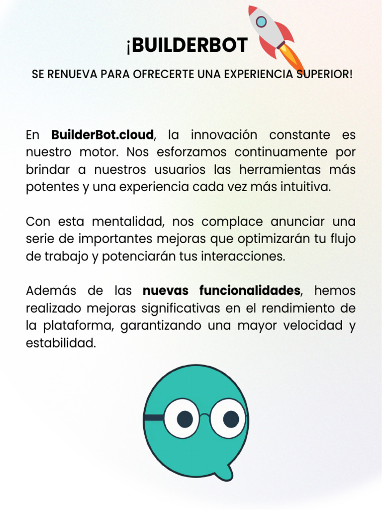 Actualizaciones Builderbot 2 | PDF | Internet Bot | Informática