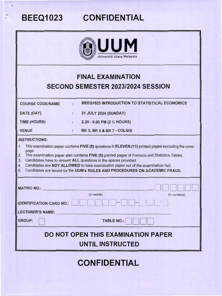 Beeq1023 2 2023 2024-A232 | PDF