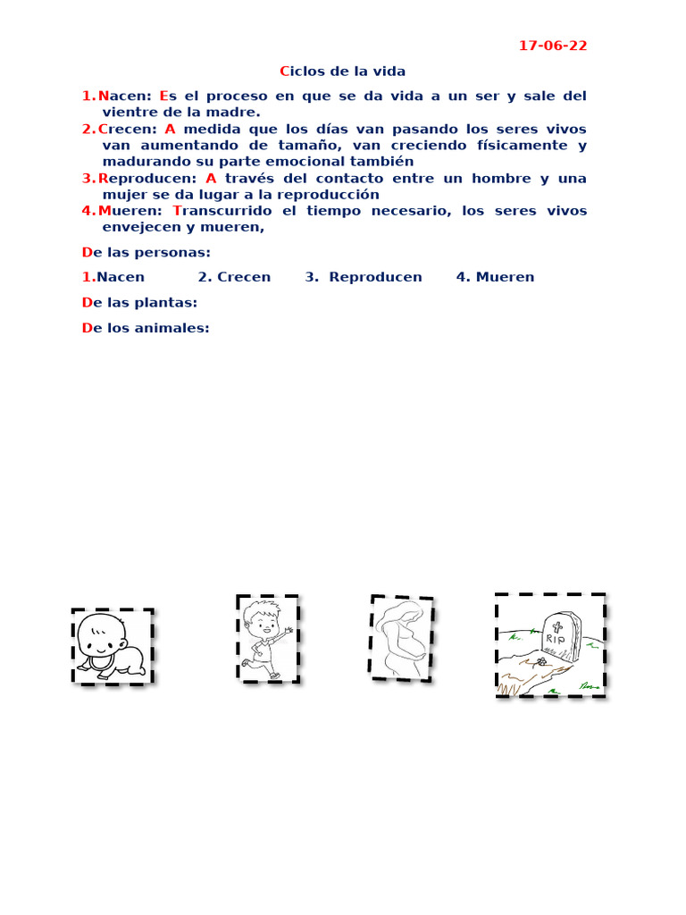 Ciclos de La Vida-Ciencia | PDF