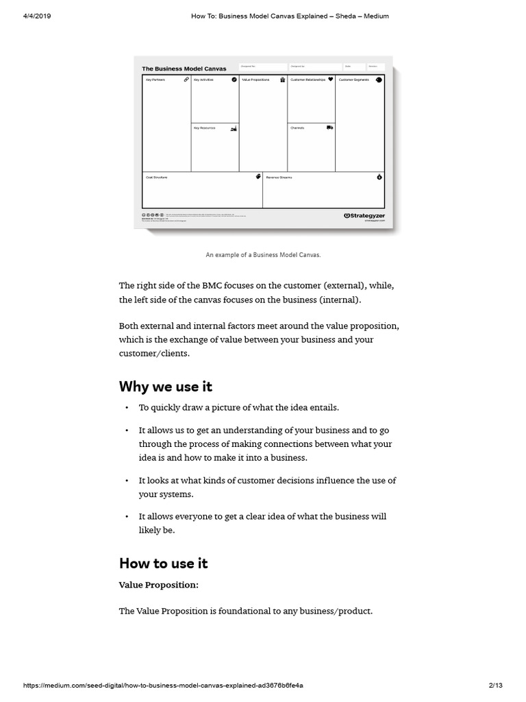 Business Model Canvas Overview | PDF | Cost | Marketing