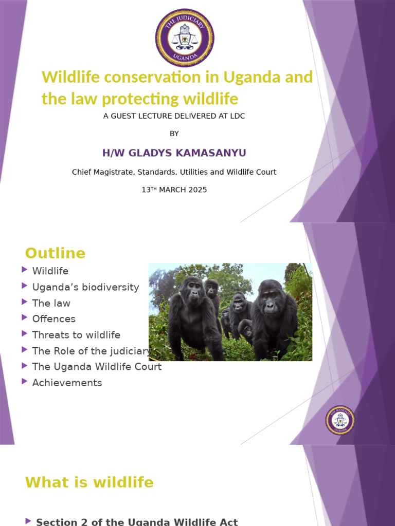 Uganda's Wildlife Law and Conservation | PDF | Cites | Endangered Species