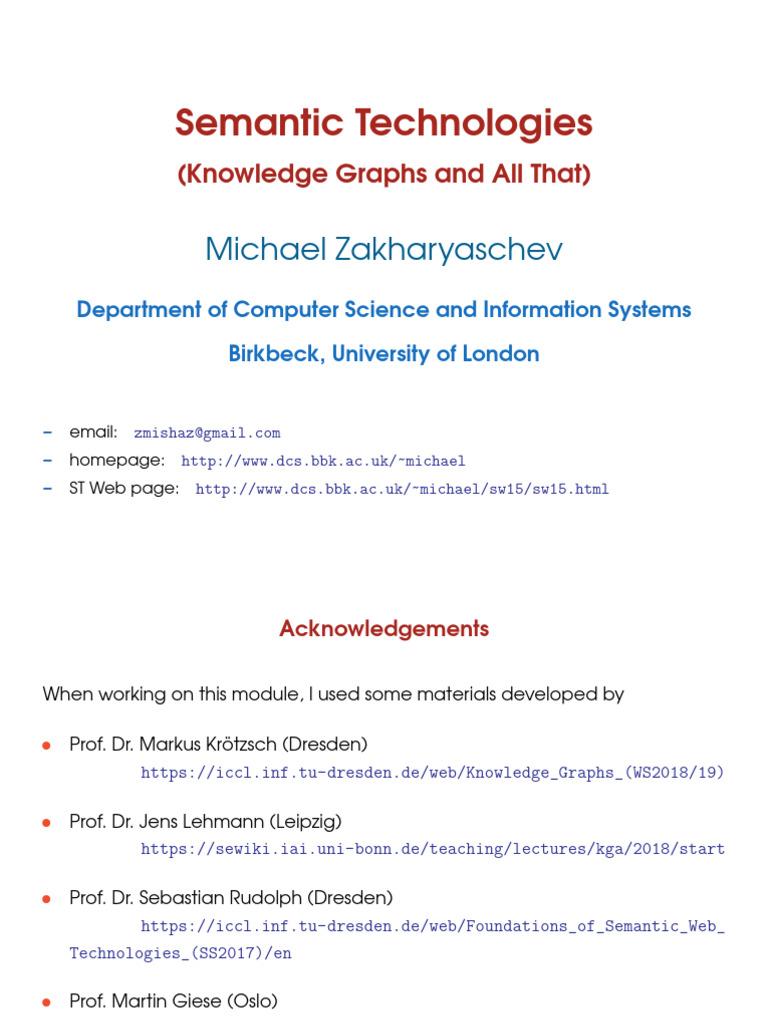 ST-1 | PDF | Semantic Web | Ontology