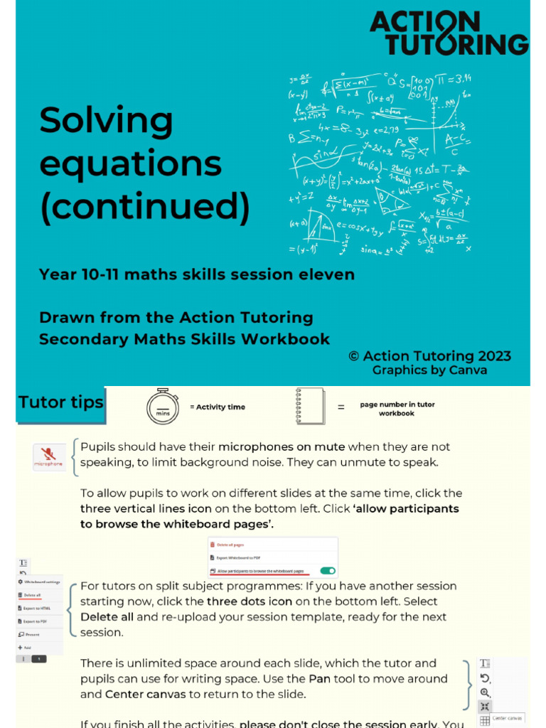 11 Solving Equations Continued | PDF