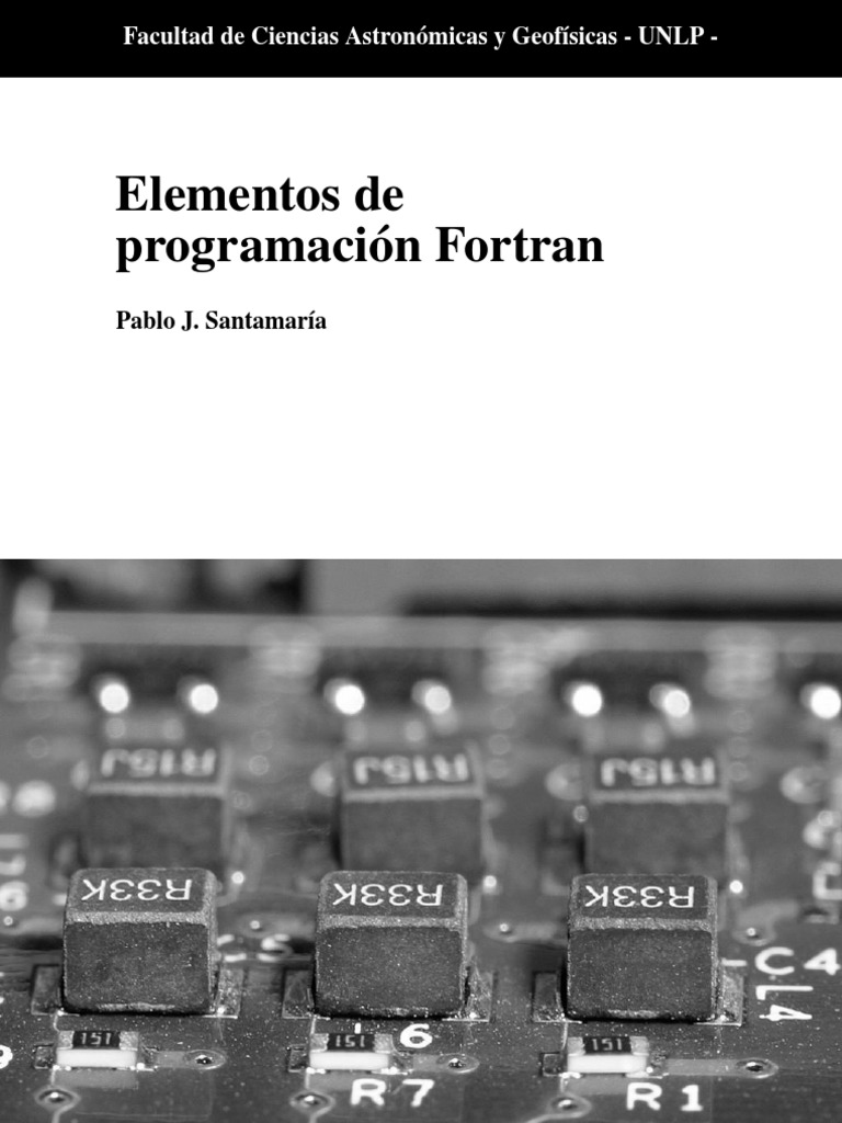 Elementos de programación Fortran | Programa de computadora | Lenguaje ...