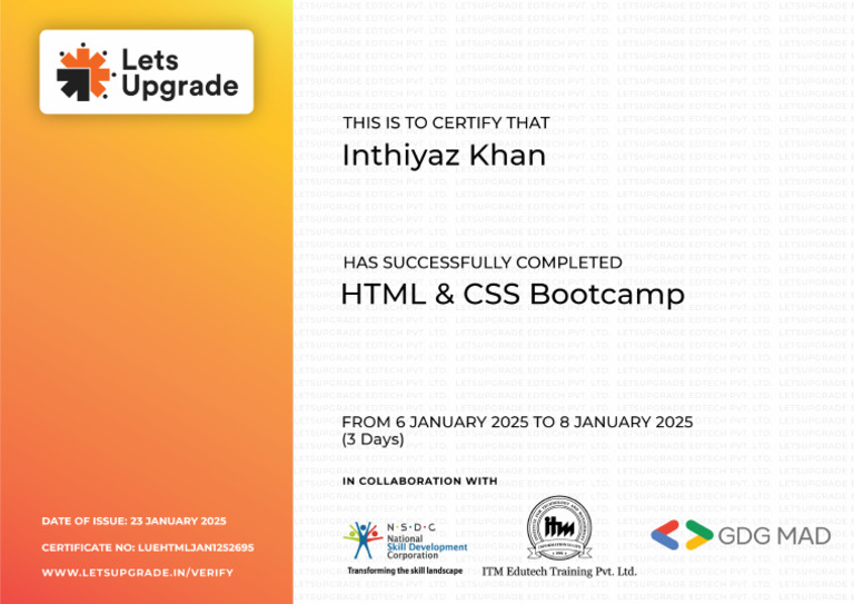 HTML & Css Bootcamp | PDF