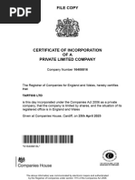Certificate of Incorporation (Form 9) | PDF