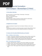 Informatique Débutant: Guide Complet | PDF
