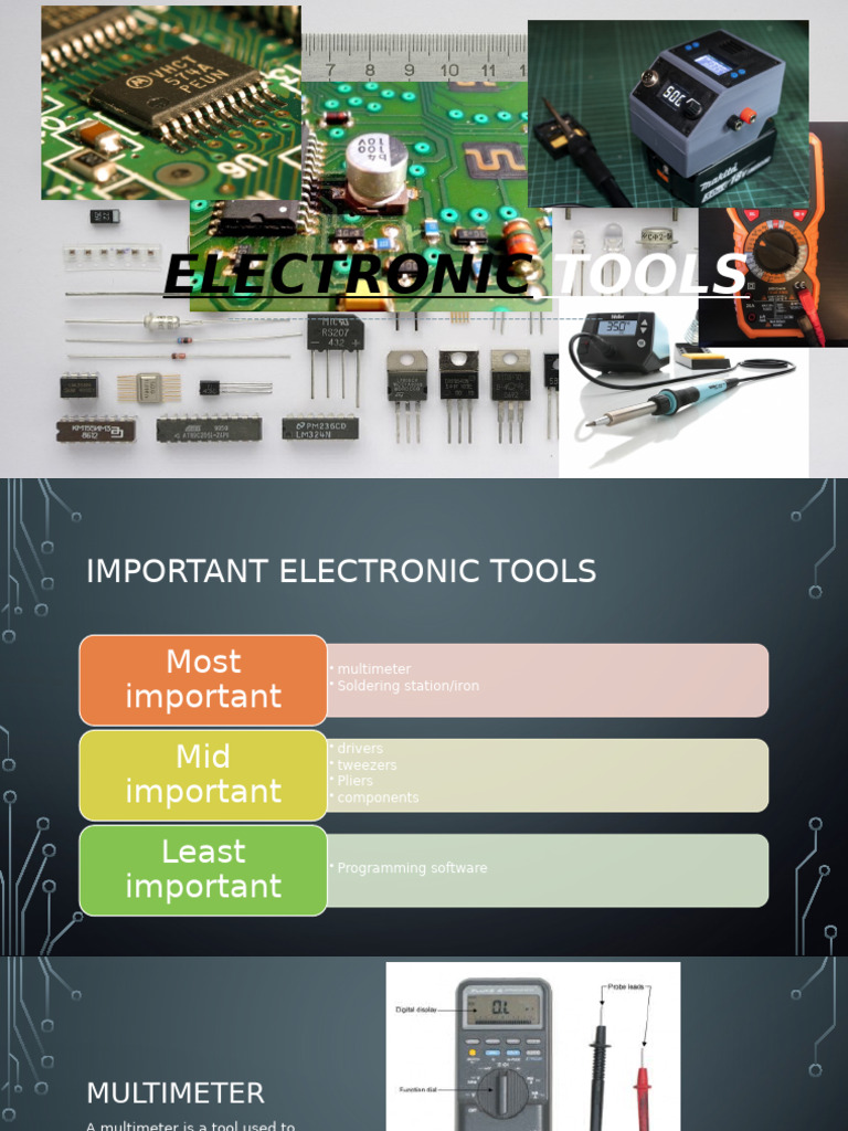 Electronic Tools | PDF