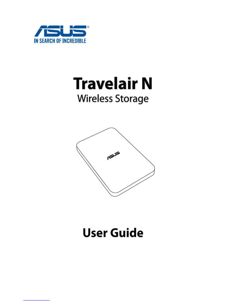 Manual do Asus Travelair N | PDF