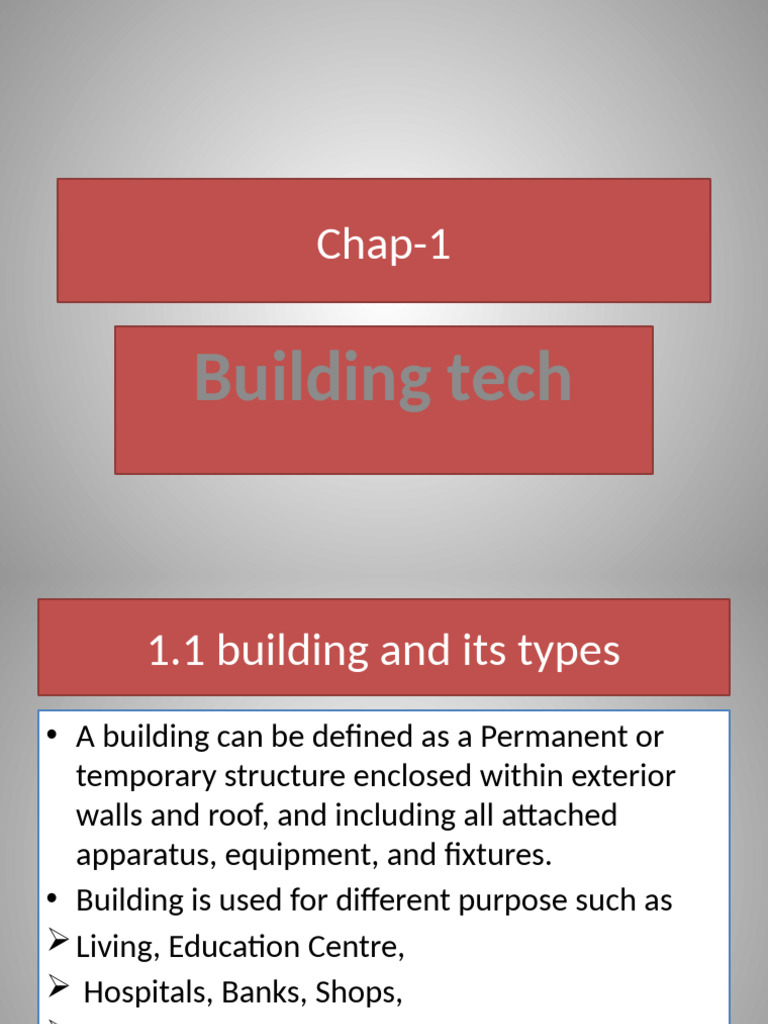1.1 Functional Requirements of Buildings | PDF | Heat Transfer ...