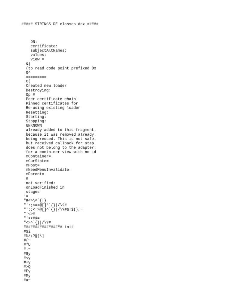 APK Painelgratia STRINGS | PDF | Android (Operating System) | Java (Programming Language)