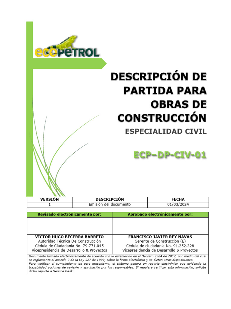 Ecp-Dp-Civ-01 Civil | PDF | Hormigón | Albañilería