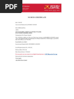 NOC Letter For Loan Account ICICI Bank Limited | PDF