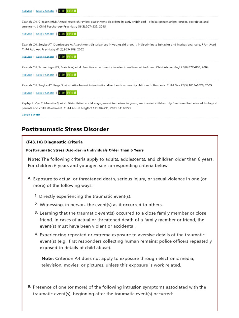 DSM 5 - TR - PTSD | PDF